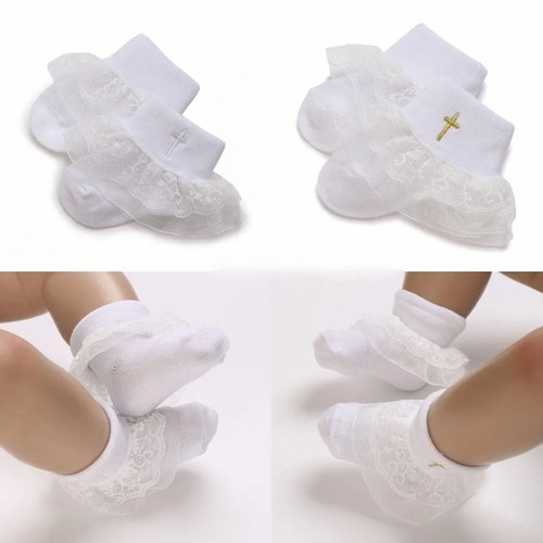 Cotton Lace Socks White Photography Prop Sock Soft Baby Socks Infant | eBay