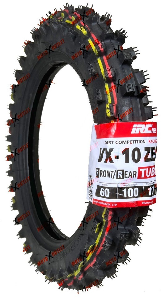 Yamaha PW50 TTR50 Tires Tubes Set 2.50-10 Front Rear Tire IRC MX TTR ...