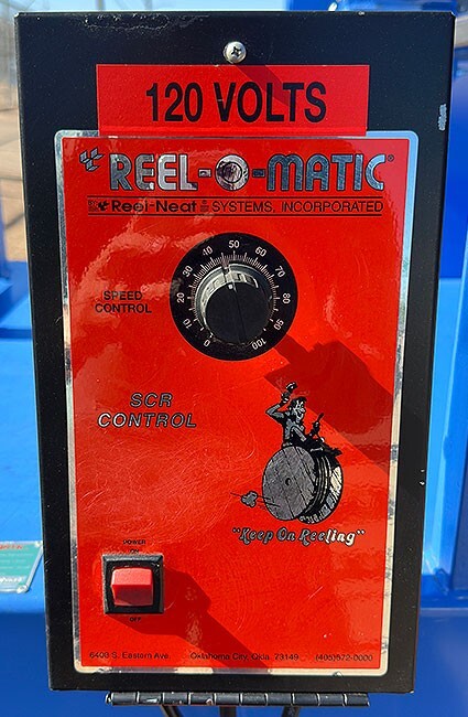 Reel-O-Matic FWR-101 High-Speed Fine Wire/Rope Respooler/Re-spooler ...