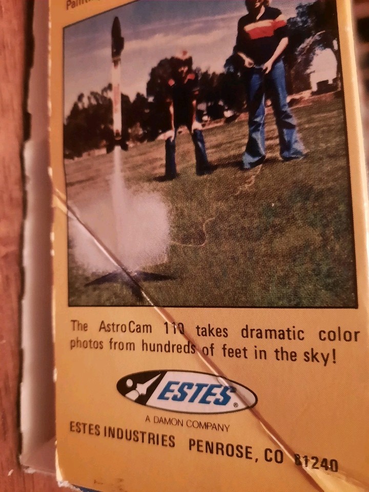 Classic Estes ASTROCAM 110 model rocket kit | eBay