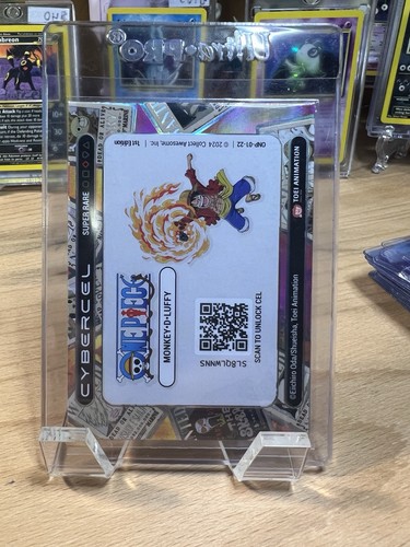 Monkey D. Luffy ONP-01-22 NM UNREDEEMED UNSCANNED One Piece Cybercel ...