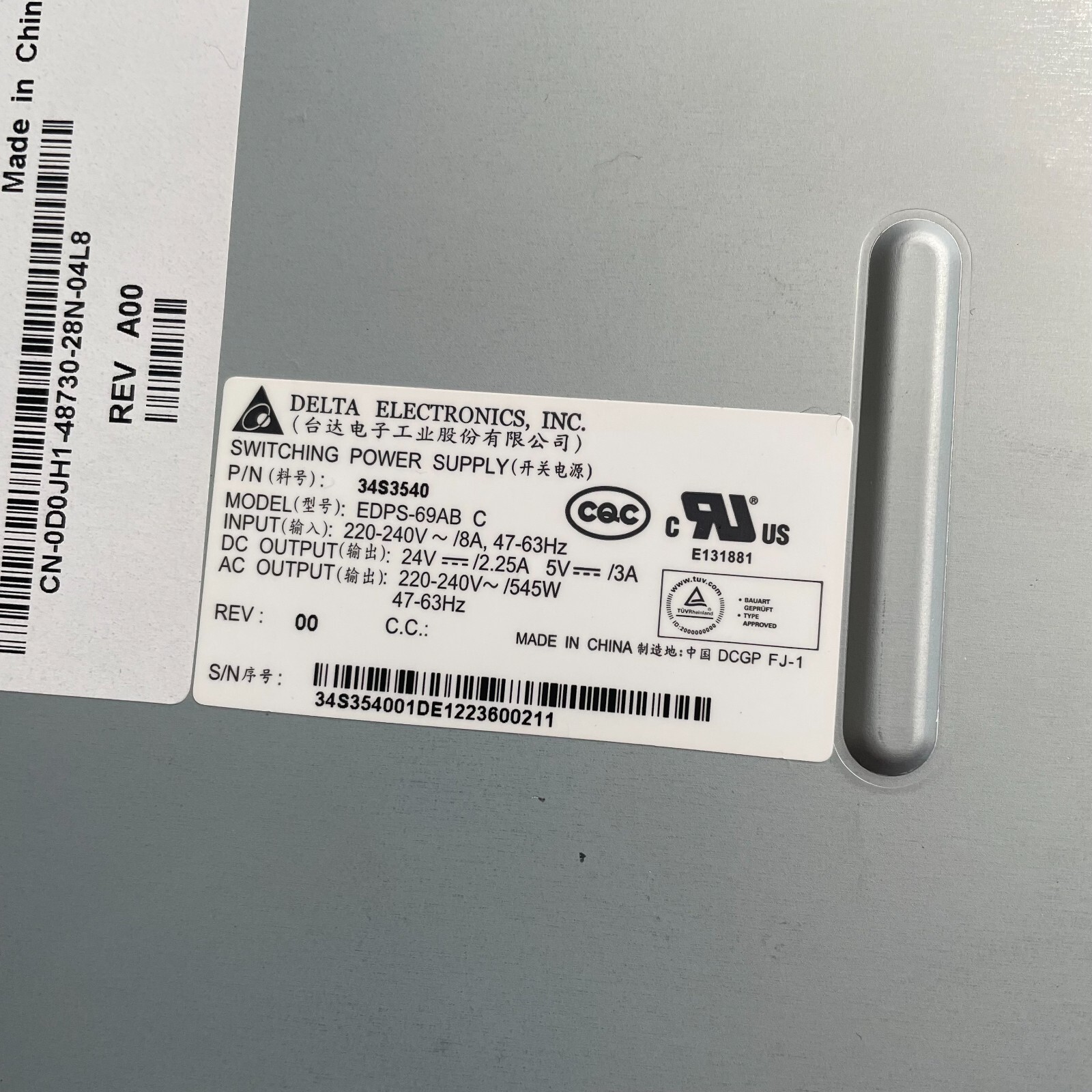 Lexmark 40X5362 LVPS HVPS Card Power Supply E260 E460dn X264dn Dell ...