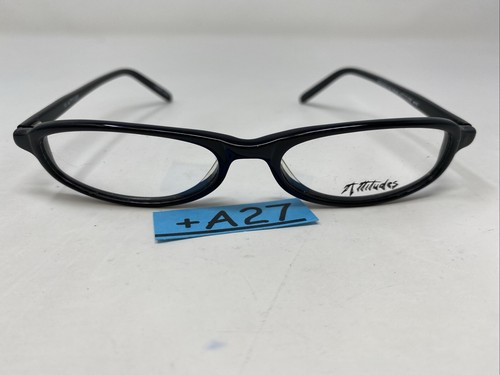 Attitudes ATTITIDE #10 BLACK 52-16-130 Plastic Full Rim Eyeglasses ...