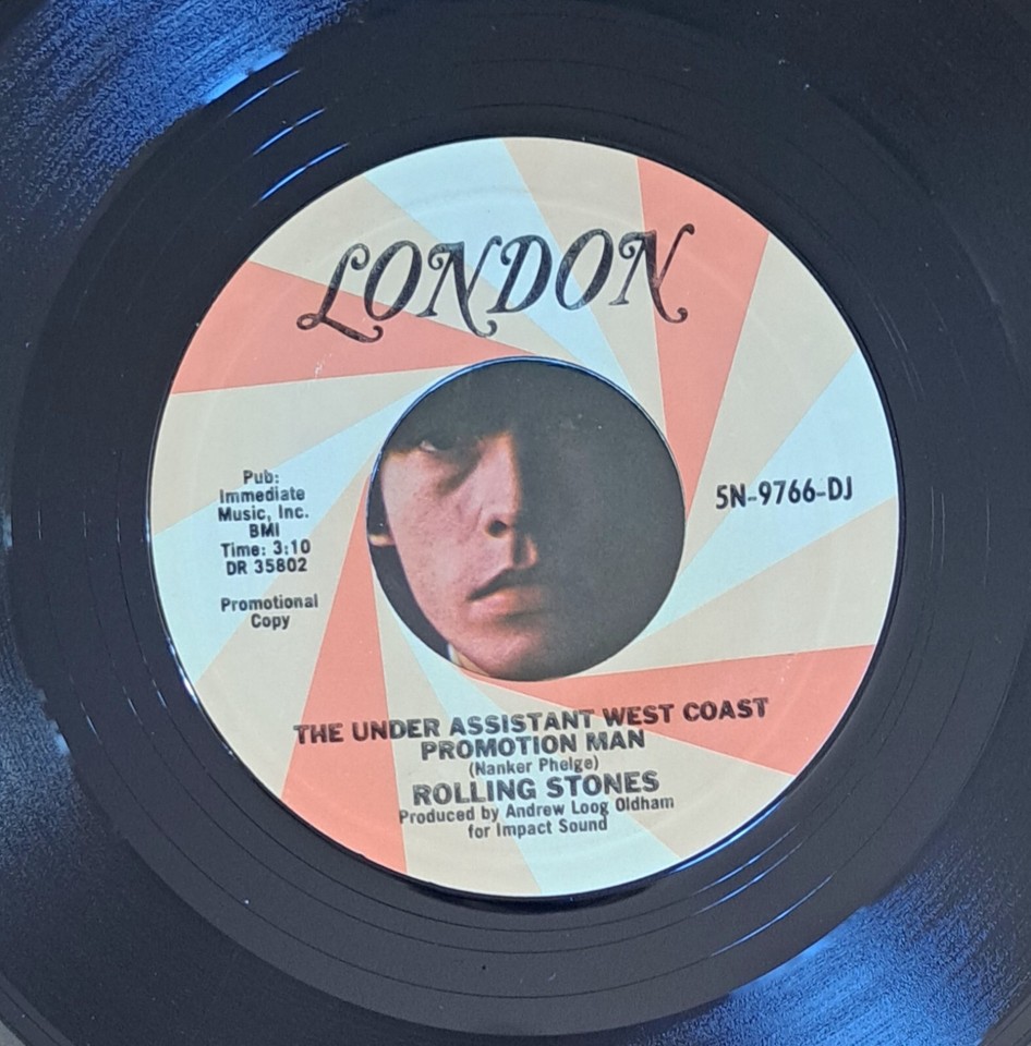 RARE!!! ROLLING STONES NM SLEEVE & EARLY PROMO VINYL/ 1965 ...