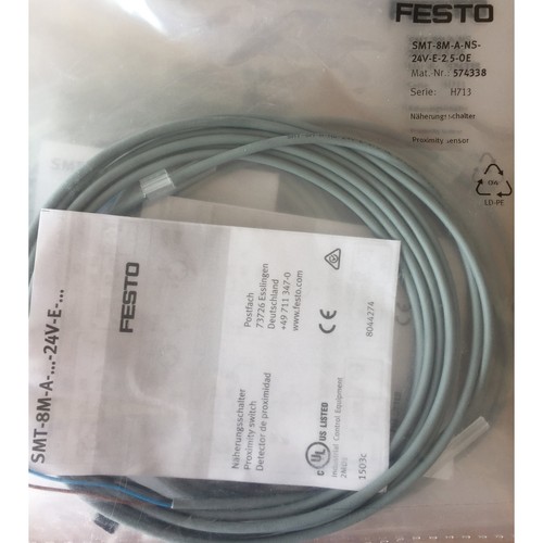 Festo SMT-8M-A-NS-24V-E-2,5-OE 574338 Magnetic Switch New One Free ...
