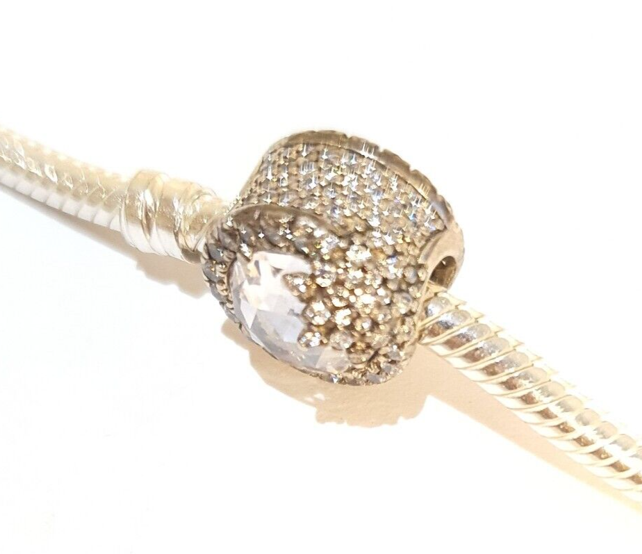 NEW Genuine Pandora Dazzling Snowflake Charm 796358CZ Sparkle ALE 925 ...