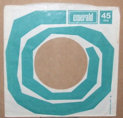 "Emerald","Company Sleeve",Original","45rpm","7inch","Record",Vintage ...