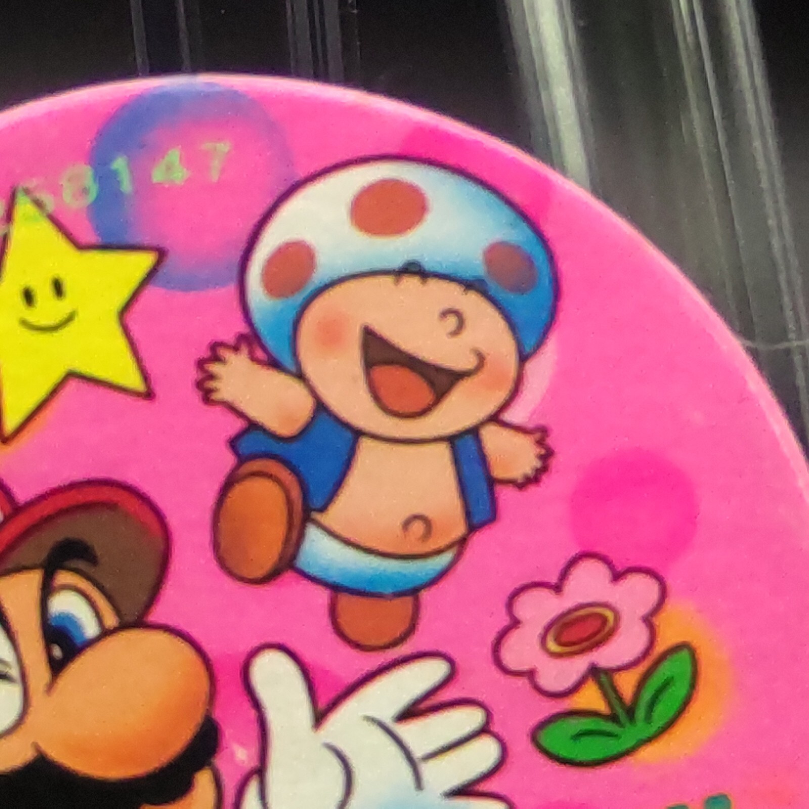 Mario Toad Star Menko Super Mario Bros Vintage Card Nintendo 1985 NES ...