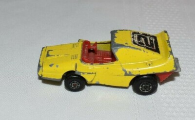 ORIGINAL Matchbox Superfast Woosh n Push No 58 - Yellow Color - Lesney ...