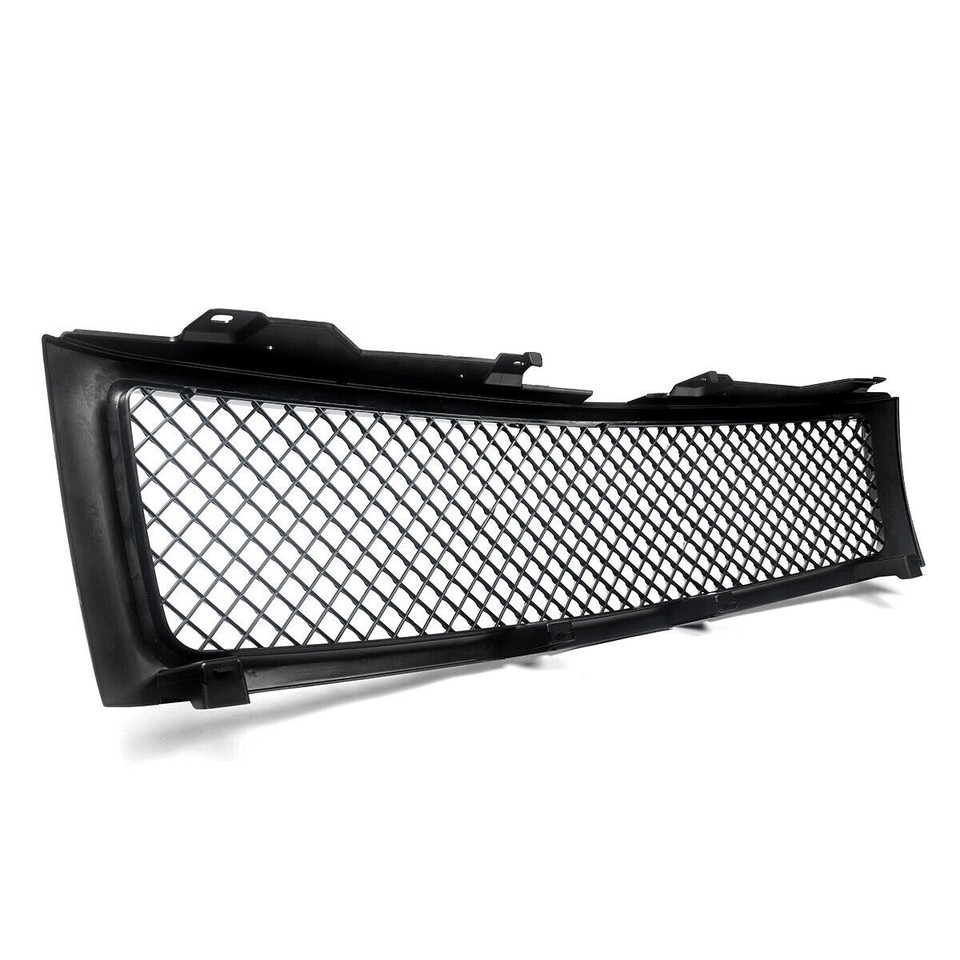 For 2007-2013 Chevrolet Silverado 1500 Gloss Black Front Hood Mesh ...