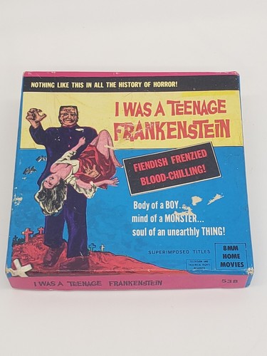 I WAS A TEENAGE FRANKENSTEIN 8MM B/W FILM VINTAGE KEN FILMS #538 GOOD ...