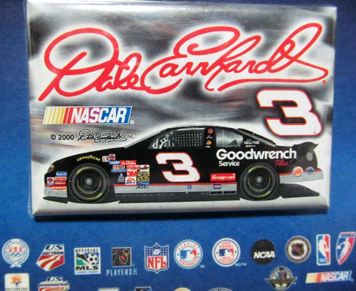 Dale Earnhardt Sr #3 NASCAR MAGNET 2X3 WINCRAFT MADE IN USA NIP | eBay