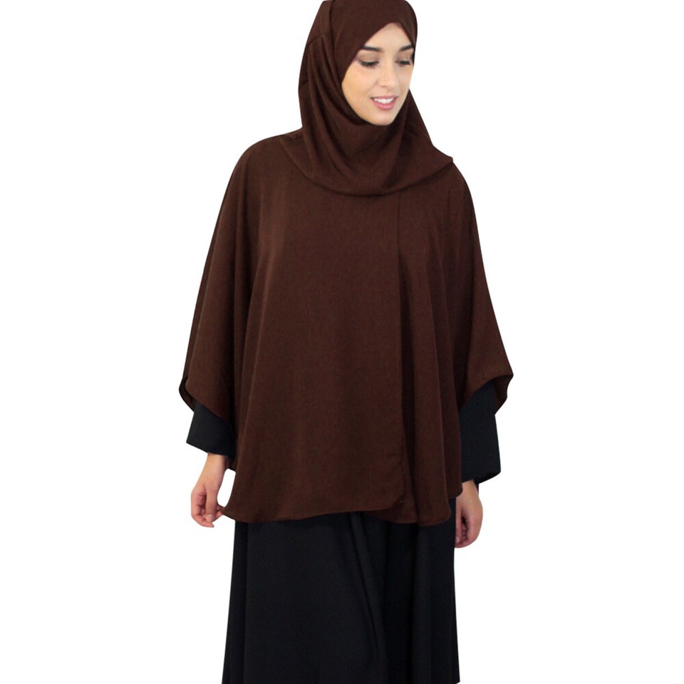 Muslim Women Full Cover Abaya Blouse Top Burka Niqab Islamic Overhead ...