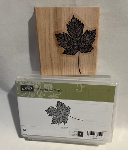 Stampin' Up! Magnificent Maple stamp - wood mounted | eBay
