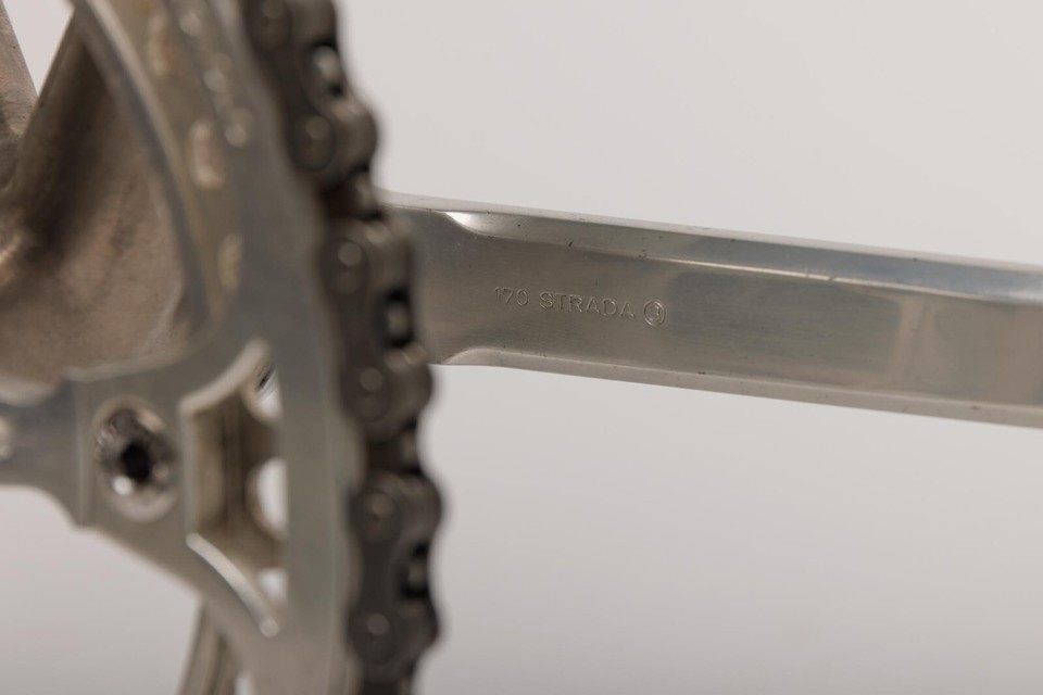 1983 Trecia by Amelio Riva Full Titanium 50cm x 52cm Campagnolo Passoni ...