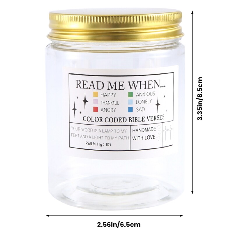Jesus Scripture Jar Bible Verses Scripture Jar Color Coded Cards ...