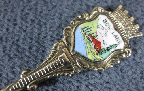 Collectible Souvenir Spoon Num-Ti-Jah Lodge Bow Lake Canada Made In ...