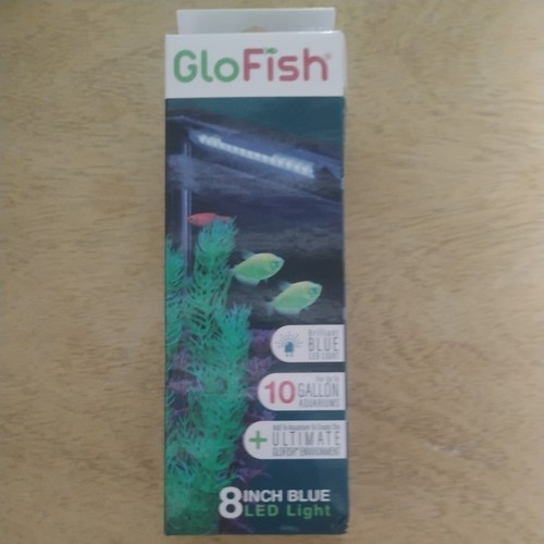 TetraCare GloFish 8" Blue LED Light Up to 10 Gallon Aquariums BNIB | eBay