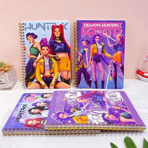 Kpop Demon Hunters Huntrix Saja Notebook Rumi Mira Zoey Anime | eBay UK