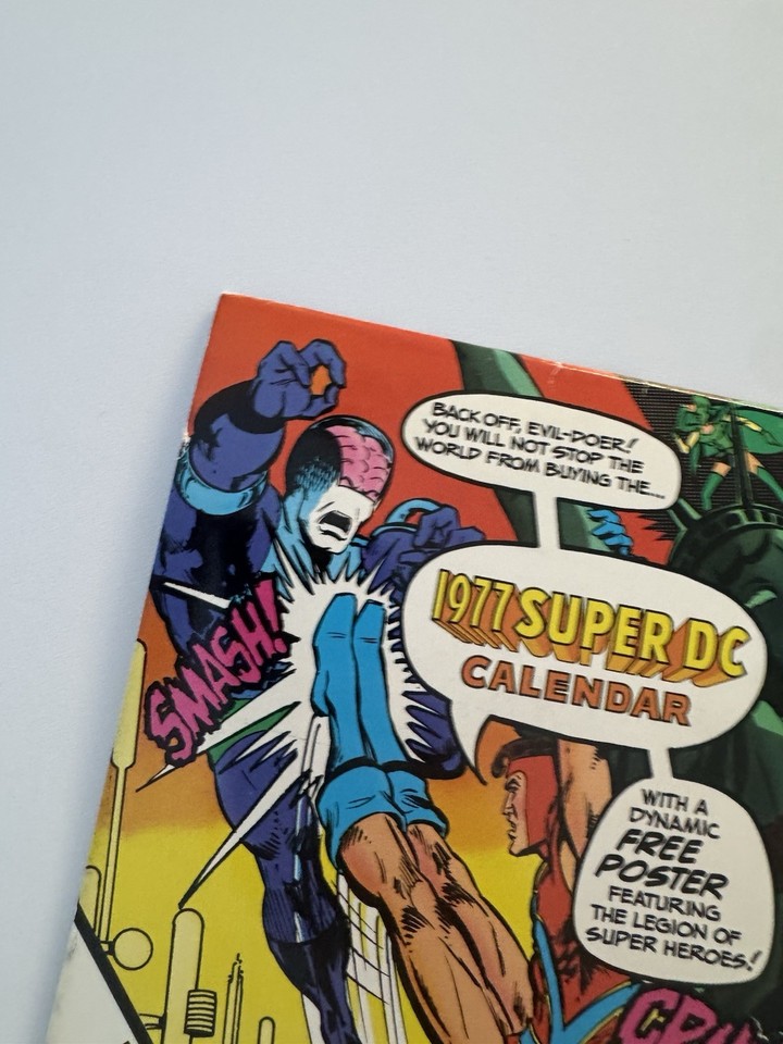 Vintage 1977 SUPER DC CALENDAR Superman Batman Plastic Man Etc | eBay