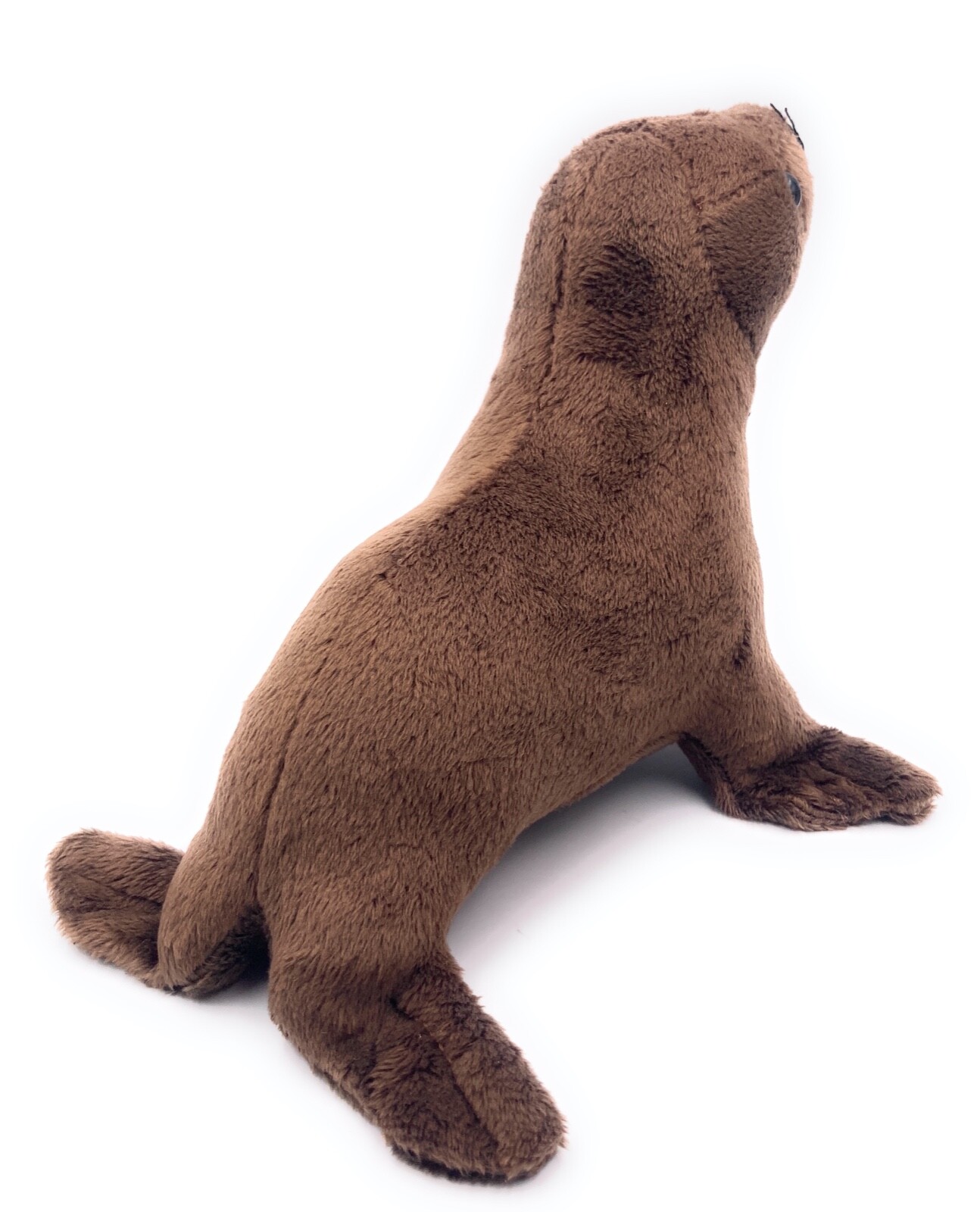 Plüschtier Kuscheltier Stoff Tier Seelöwe braun sitzend Seehund 20 cm ...