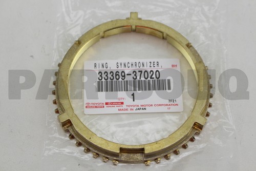 3336937020 Genuine Toyota RING, SYNCHRONIZER (FOR 3RD GEAR) 33369-37020 ...