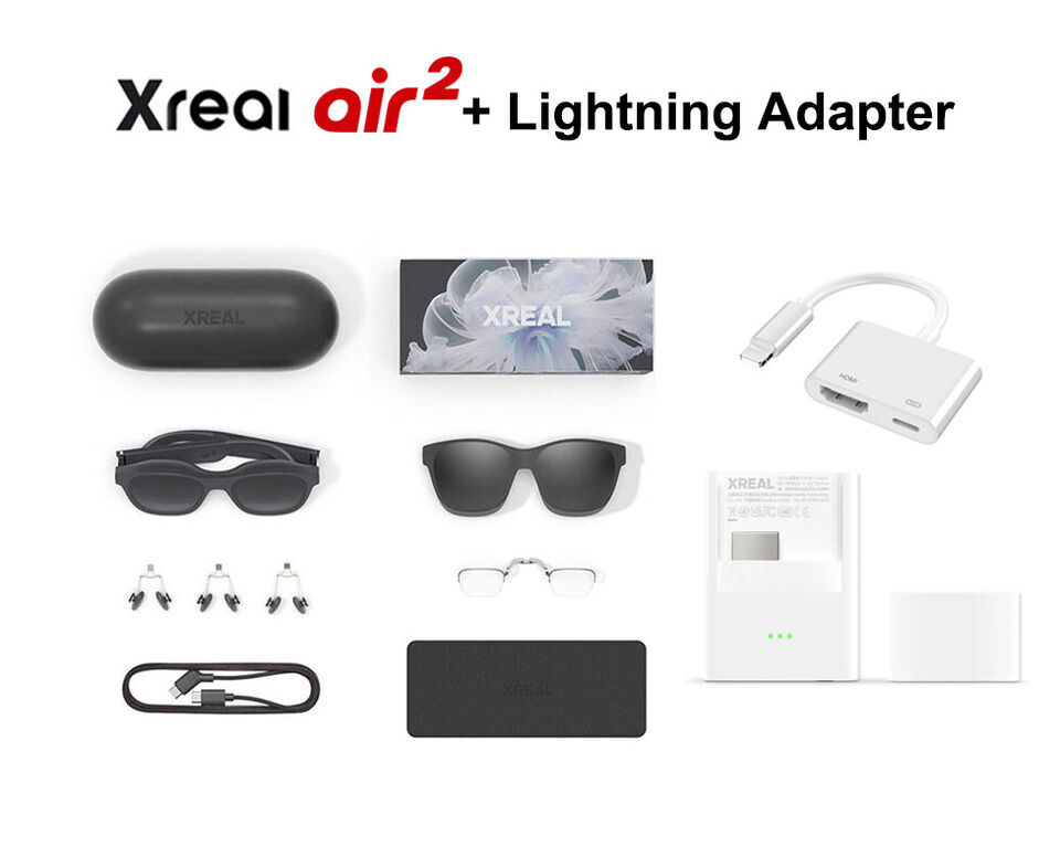 XREAL Air 2 Pro Smart AR Glasses | 3D VR Gaming | 330 inch Giant Screen ...