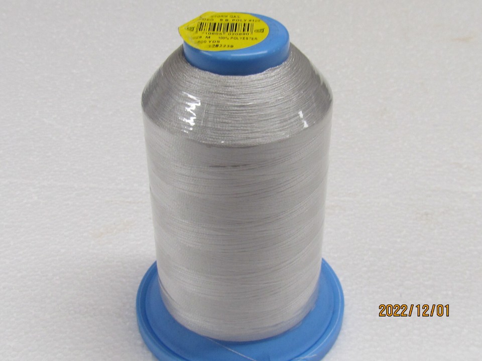A&E Robison-Anton Embroidery Thread 122 SB POLY 5500 yards STORM GAIL ...