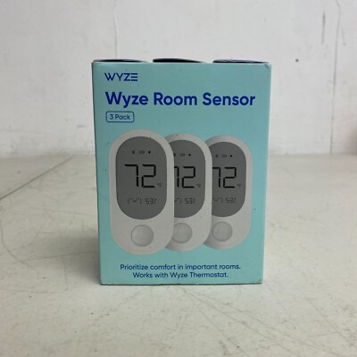 Wyze 3-In-1 Digital Room Sensor for Wyze Smart Thermostat 3 Pack ...