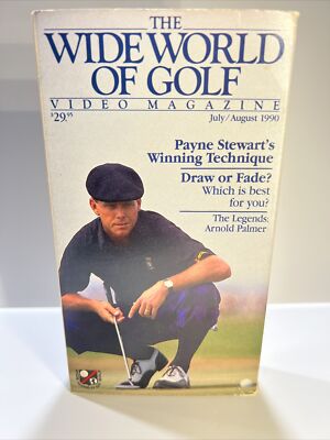 The Wild World Of Golf VHS Tape Used Payne Stewart PGA Magazine July ...