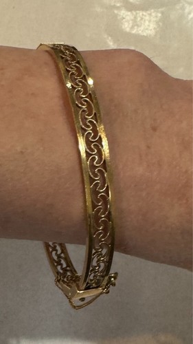 WINARD 12k GF vintage filigree bangle bracelet | eBay