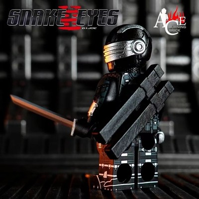custom 3th party min brick minifig ace G.I. Joe snake eye | eBay
