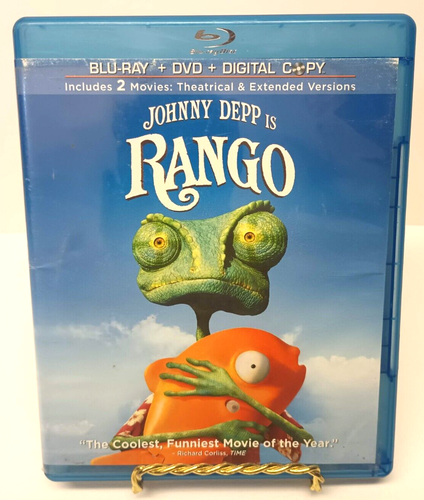 Rango (Blu-ray/DVD, 2011, 2-Disc Set, Includes Digital Copy) JOHNNY ...