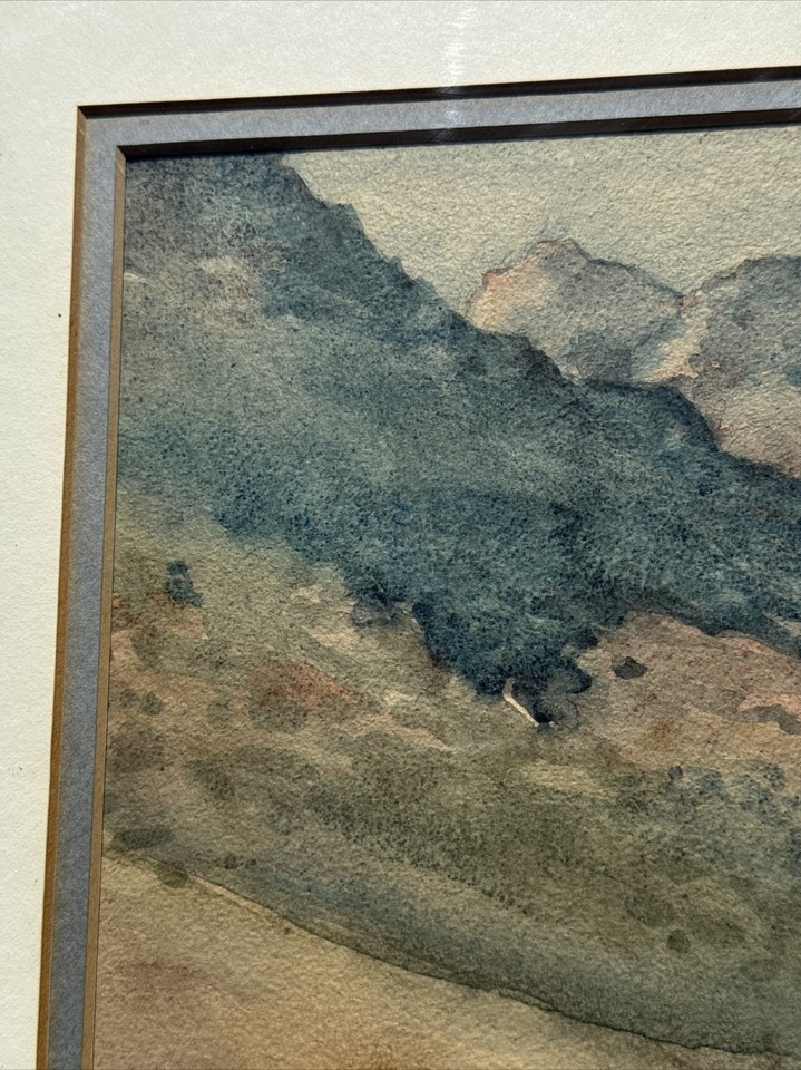 CHARLES FRIES PAINTING ANTIQUE LANDSCAPE LISTED FAMOUS EARLY CALIFORNIA ...