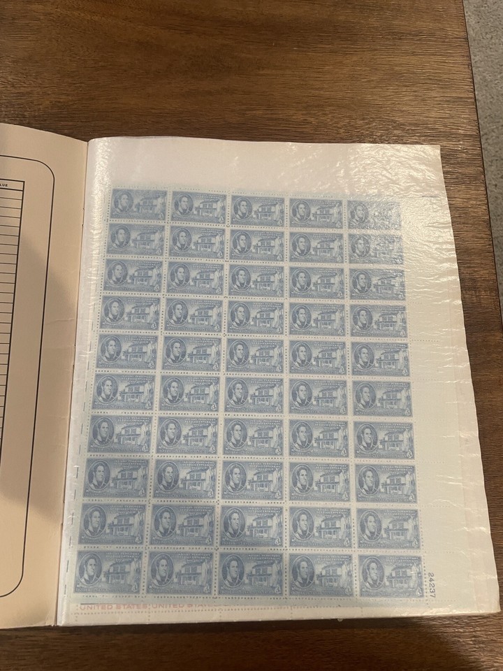 FULL Mint Sheet File Stamp Album (40+ Sheets) | eBay