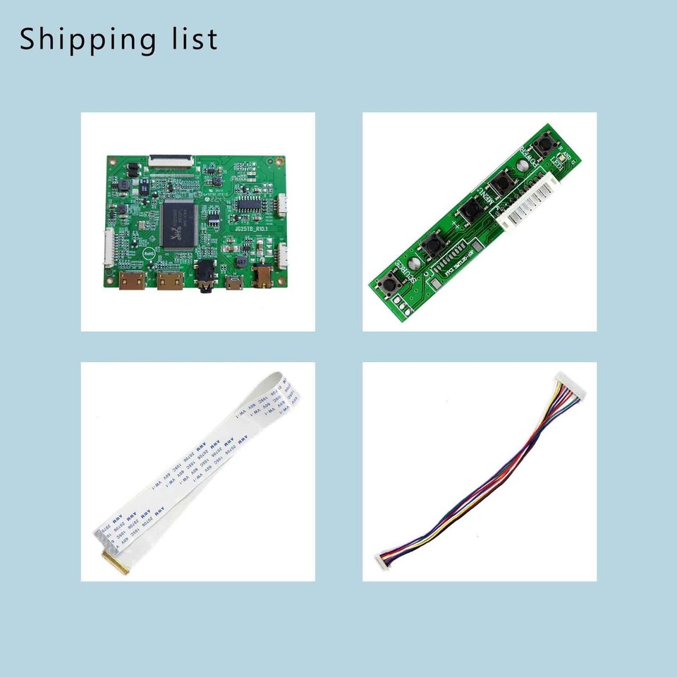 VSDISPLAY HD-MI Mini LCD Controller Board Work for 11.6 13.3 14 15. 17 ...