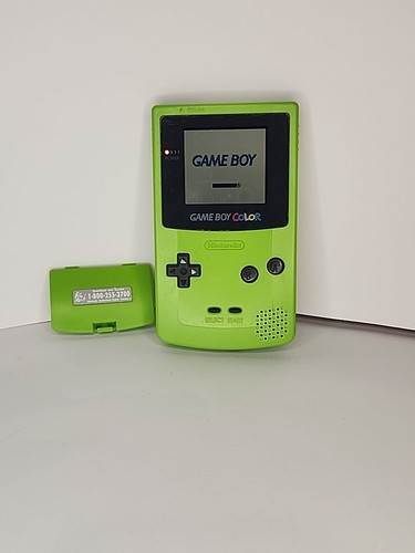 Nintendo GameBoy Color Kiwi Lime Green Console CGB-001 TESTED | eBay