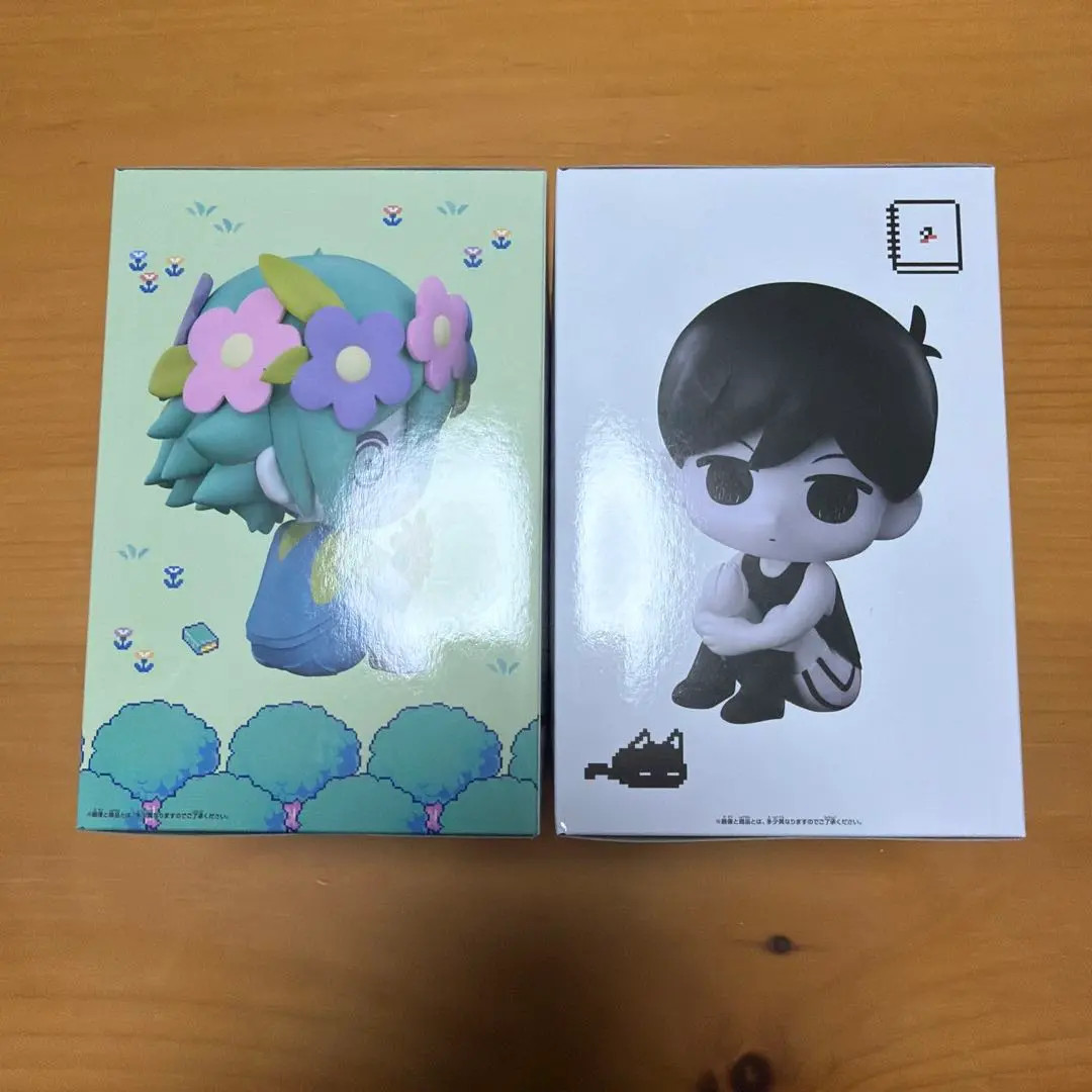 OMORI Osuwari Figure Omori BASIL Set of 2 Horror game Japan NEW | eBay