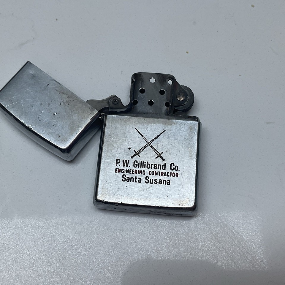 P.W. Gillibrand Co. Santa Susana Zippo Lighter | eBay