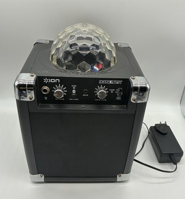 ION House Party iPA18D Bluetooth Speaker Light Show DJ Audio System ...