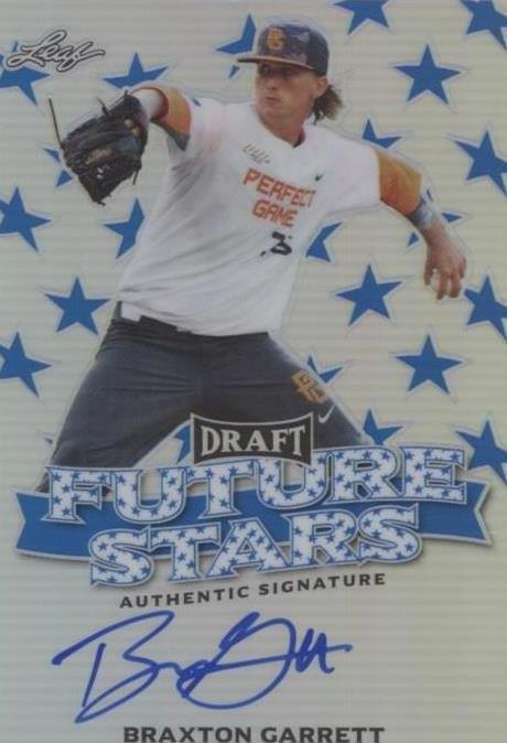 2016 Leaf Metal Draft - Future Stars Autographs Braxton Garrett #FS-BG1 ...