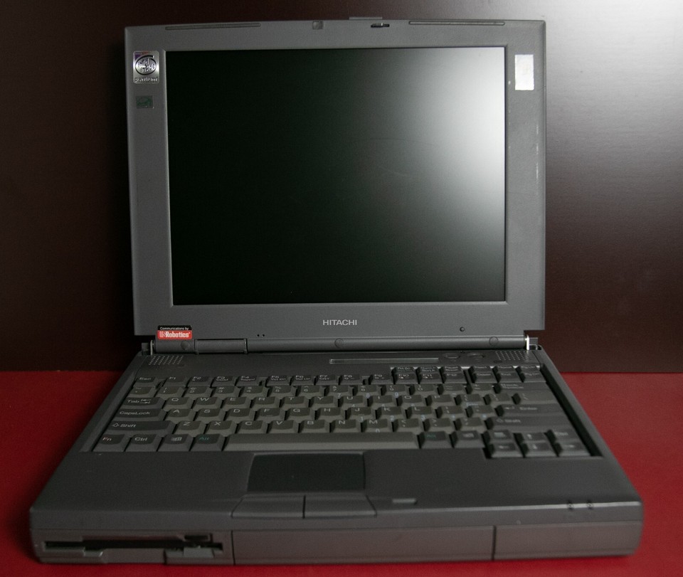 VINTAGE HITACHI VISIONBOOK PRO 7000 SERIES LAPTOP COMPUTER 7340 RARE ...