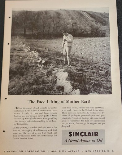 Sinclair Oil Magazine Ad Picture Advertisement Vintage Wall Art | eBay