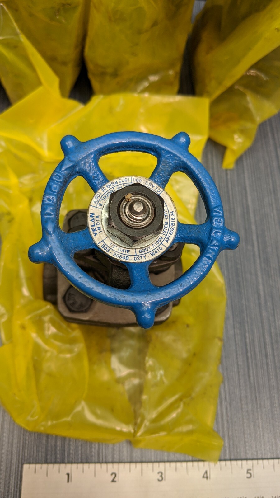 Lot of 5 Velan 1/2" Gate Valve S03-2054B-02TY-W410 | eBay