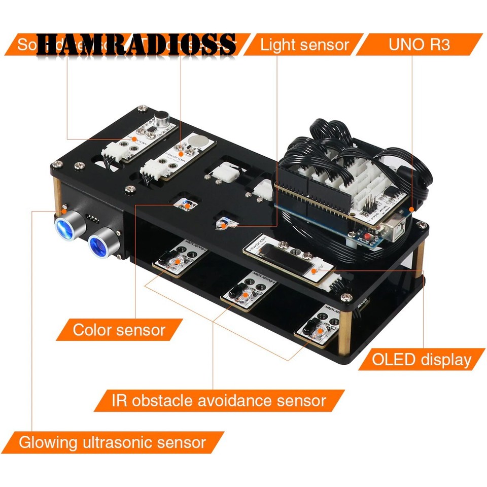 xArm UNO 6DOF Robot Arm Mechanical Arm (Assembled) with Sensor Kit for ...