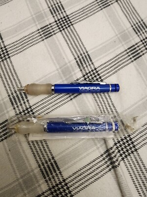 Rare Viagra Metal Blue Drug Rep Pen Pharmaceutical Promotional. Pfizer ...