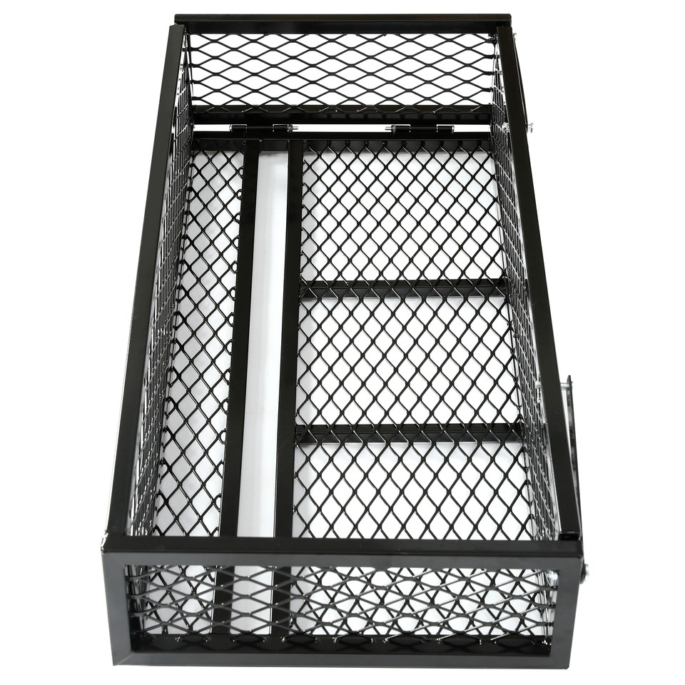 Heavy Duty Steel Universal Fit ATV Front Cargo Basket Luggage Carrier ...