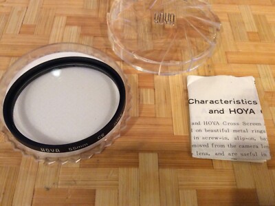 Hoya 55mm Cross Screen Filter w/case | eBay