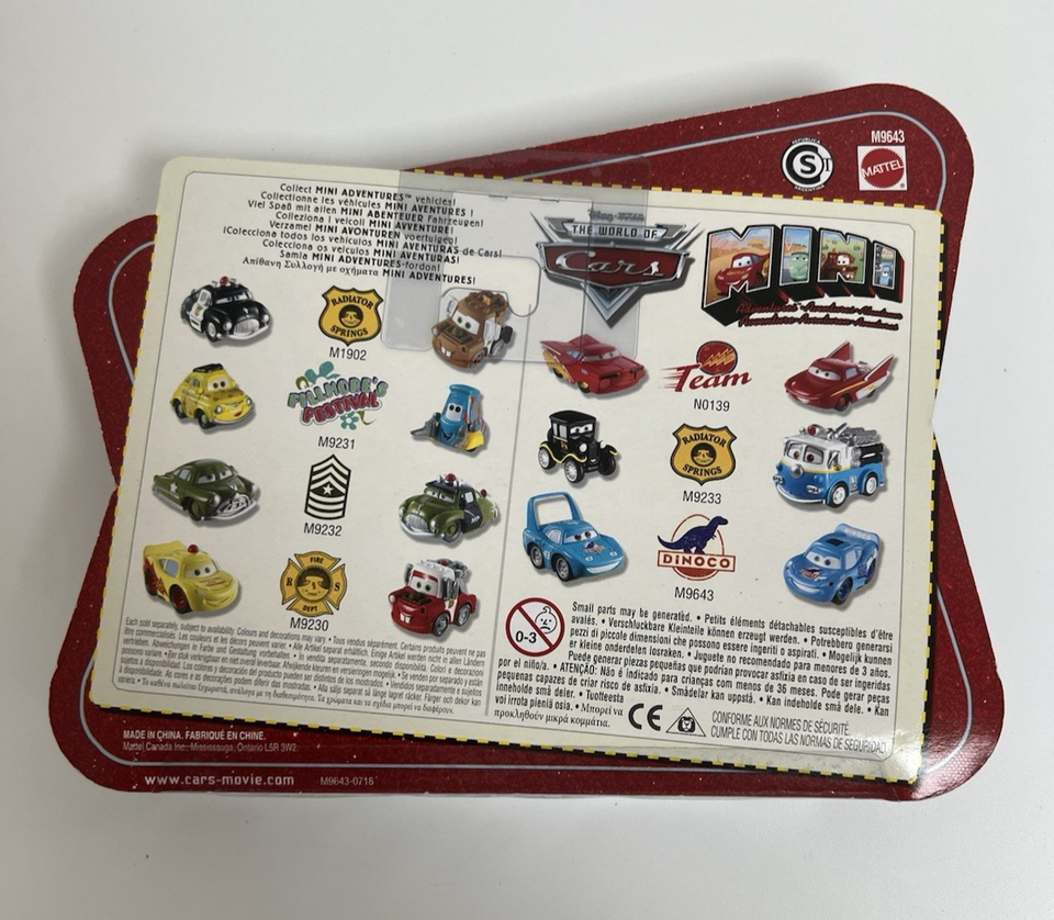 Mattel Disney Pixar Cars Mini Adventures The King Dinoco & Lightning ...