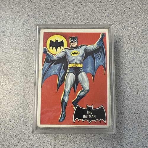 1966 Topps Batman Black Bat 55 Card Complete Set Good-EX *Clean Batman ...